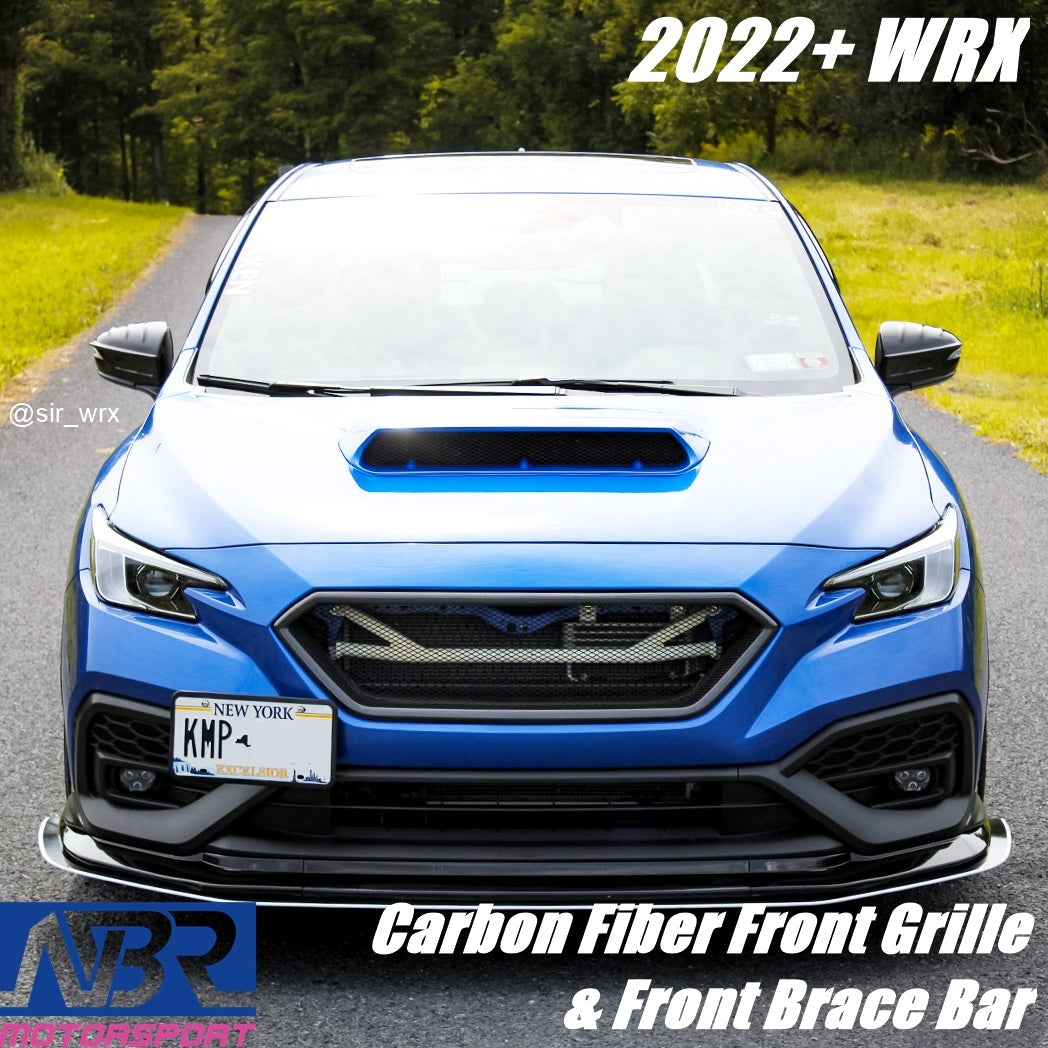 2022 WRX Carbon Fiber Grille + Front Brace – NBR Motorsport