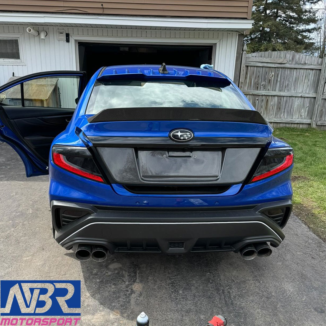 Subaru 2022+ WRX Carbon Fiber License Plate Backing – NBR Motorsport