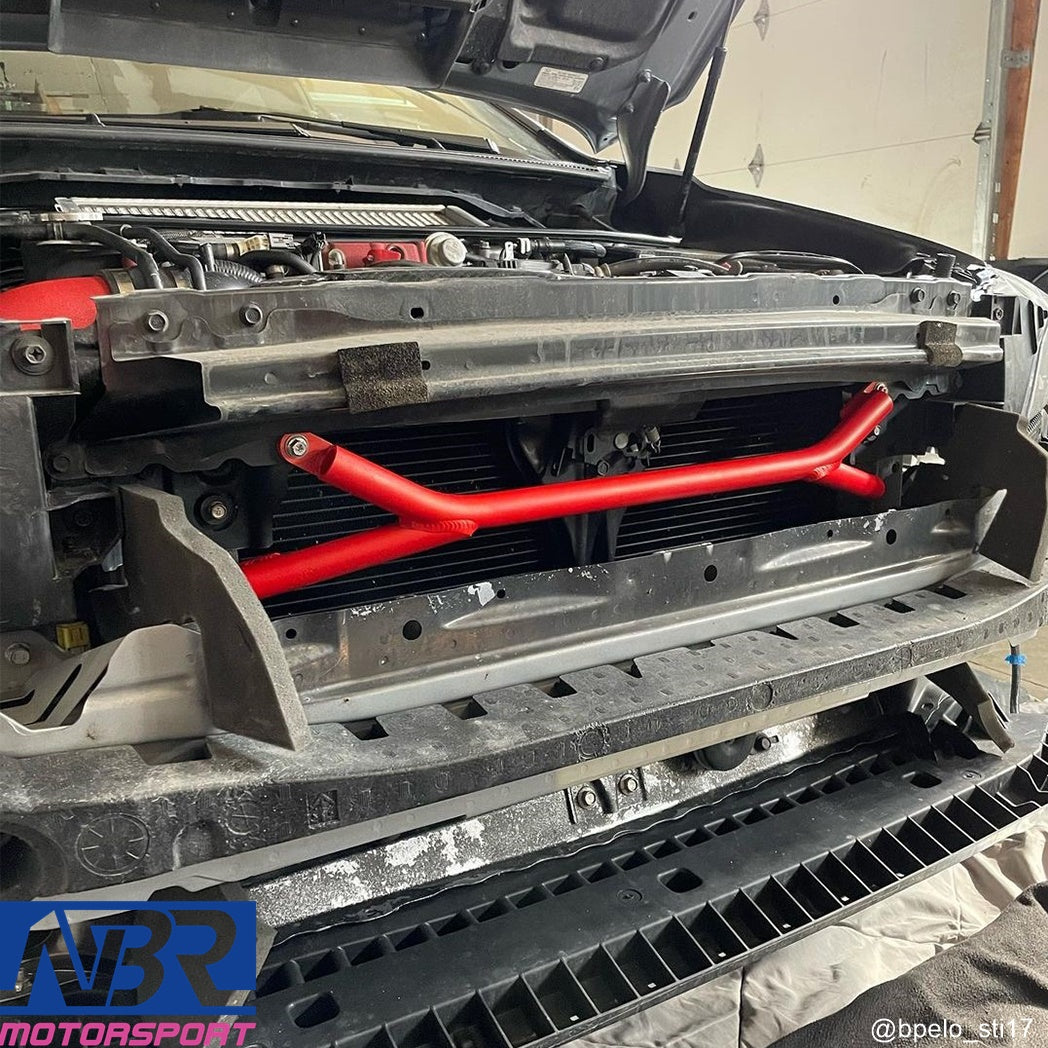 Wrinkle Red Subaru 2015-2021 WRX STI Front Brace Bar – NBR Motorsport