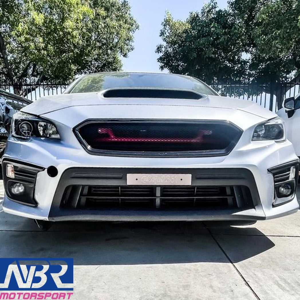 2015-2021 WRX STI Front Brace Bar V2 Style - Fit with FMIC – NBR Motorsport