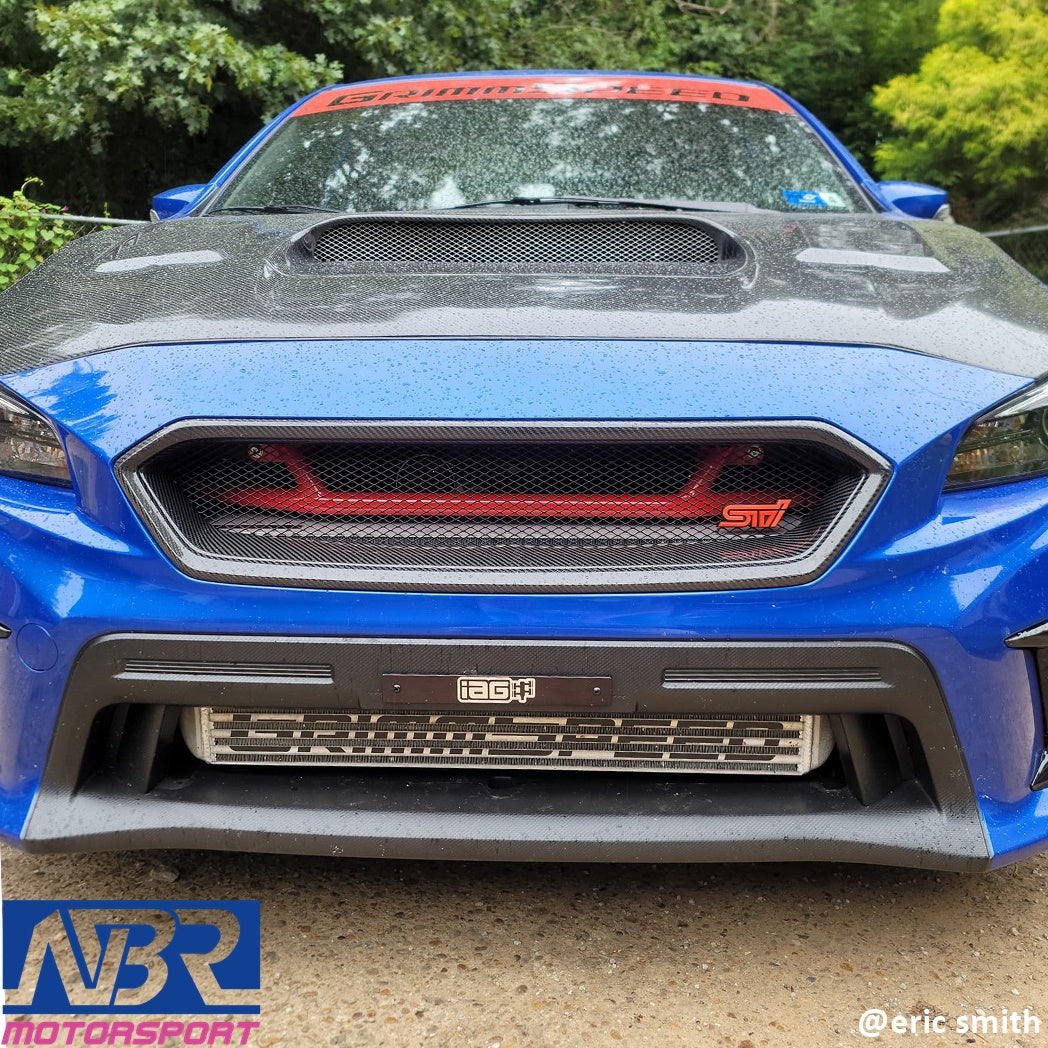 2015-2021 WRX STI Front Brace Bar V2 Style - Fit with FMIC – NBR Motorsport